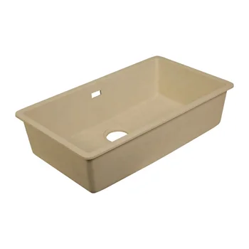 Popular Modern Large Single Bowl Quartz Sink Anti-scratch Stain ...