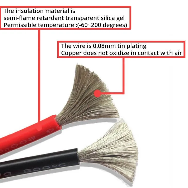 600v Ccc Ce Standard Tinned Copper Insulated Silicone Electrical Power ...