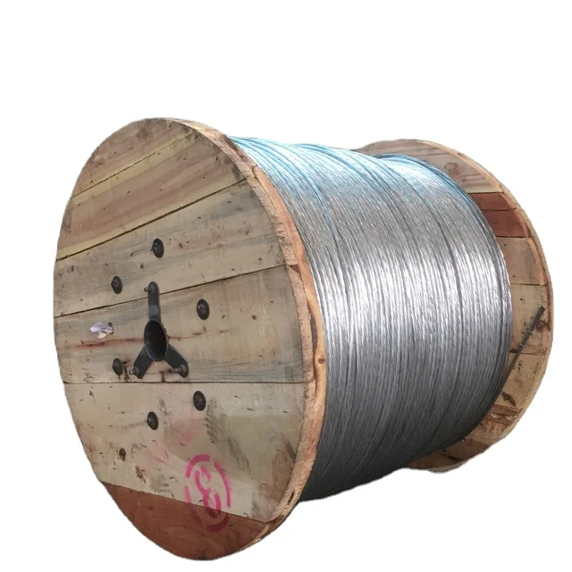 1/4 7/2.03 Galvanized Steel Cable Guy Grounding Messenger Galvanized ...