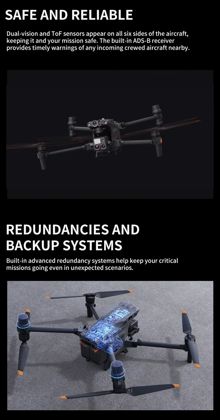 D/JI M30 and D/JI M30T Matrice 30&30T Drone 4k HD Thermal Camera and 40 ...