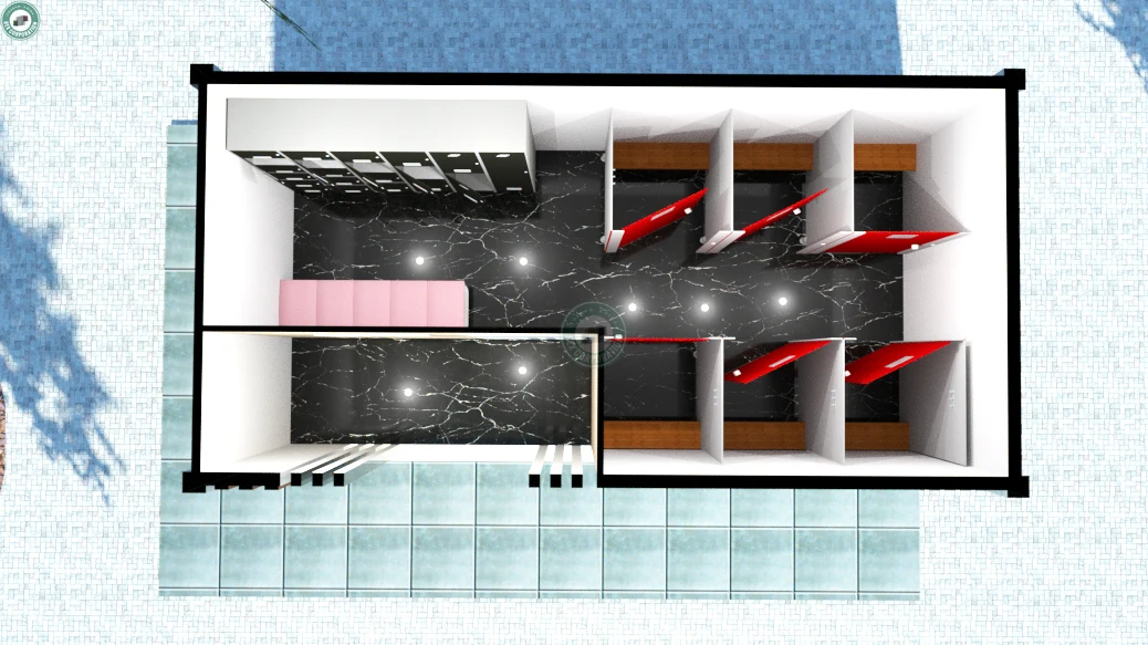 Modular Container Changing Room - Perfect for Sports Centers