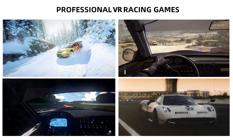 3 Screen 6DOF Motion Racing Simulator Chair - Immersive 4D Driving ...