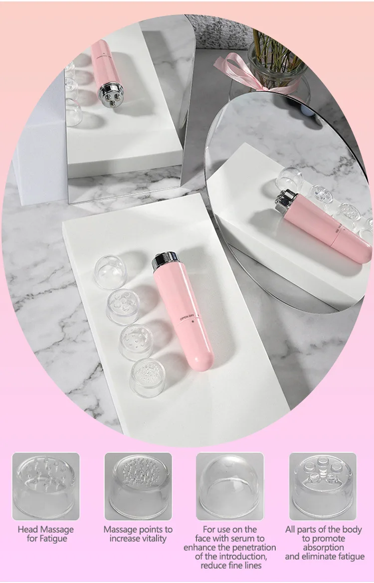 4 in 1 Portable AA Battery Beauty Pen - Multifunctional Massager