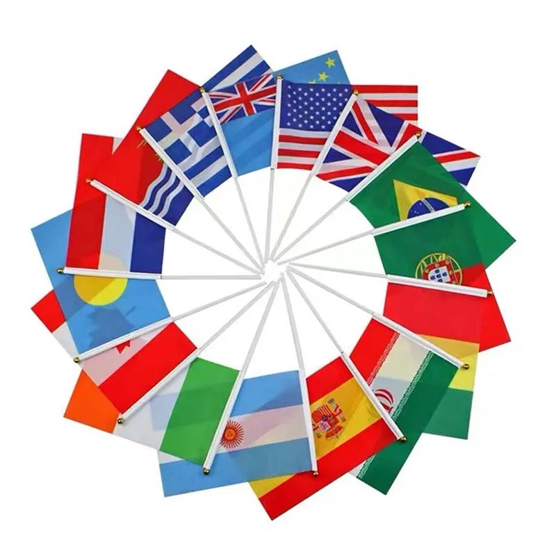 14*21cm Polyester Promotional Custom Countries Flag For Event Party ...