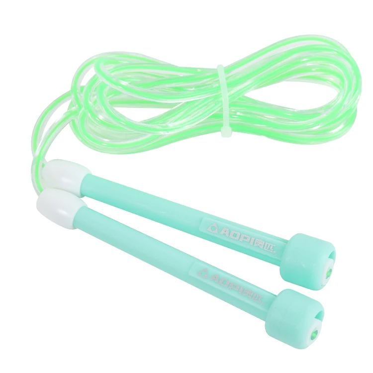 AOPI PVC Steel Wire Jump Rope Axle Racing Jump Rope Exercise For ...