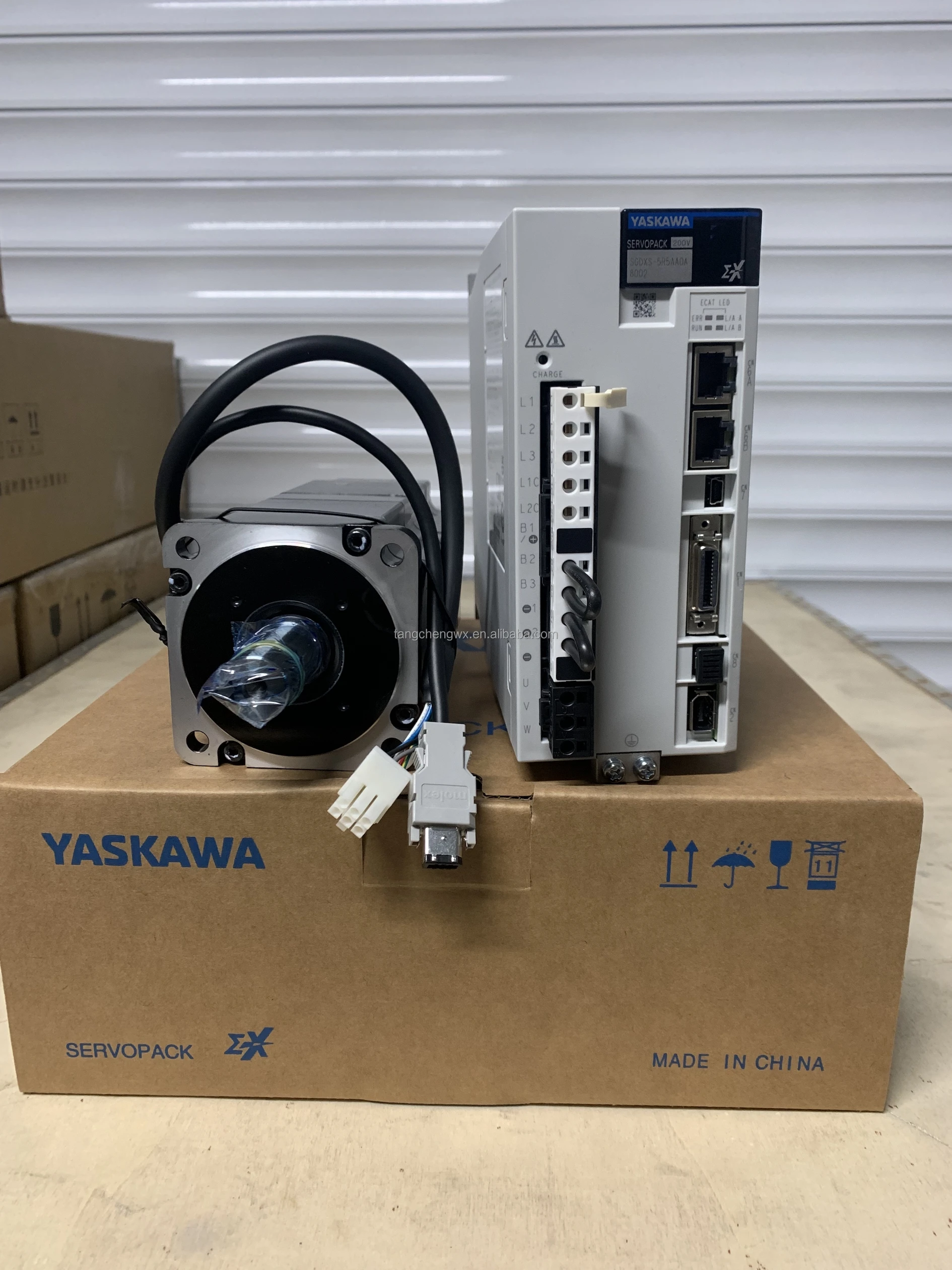 Yaskawa Laser Cutting Servo Motor Sgm7j-08afc6e / Sgmxj-08aua6ec2 0 ...