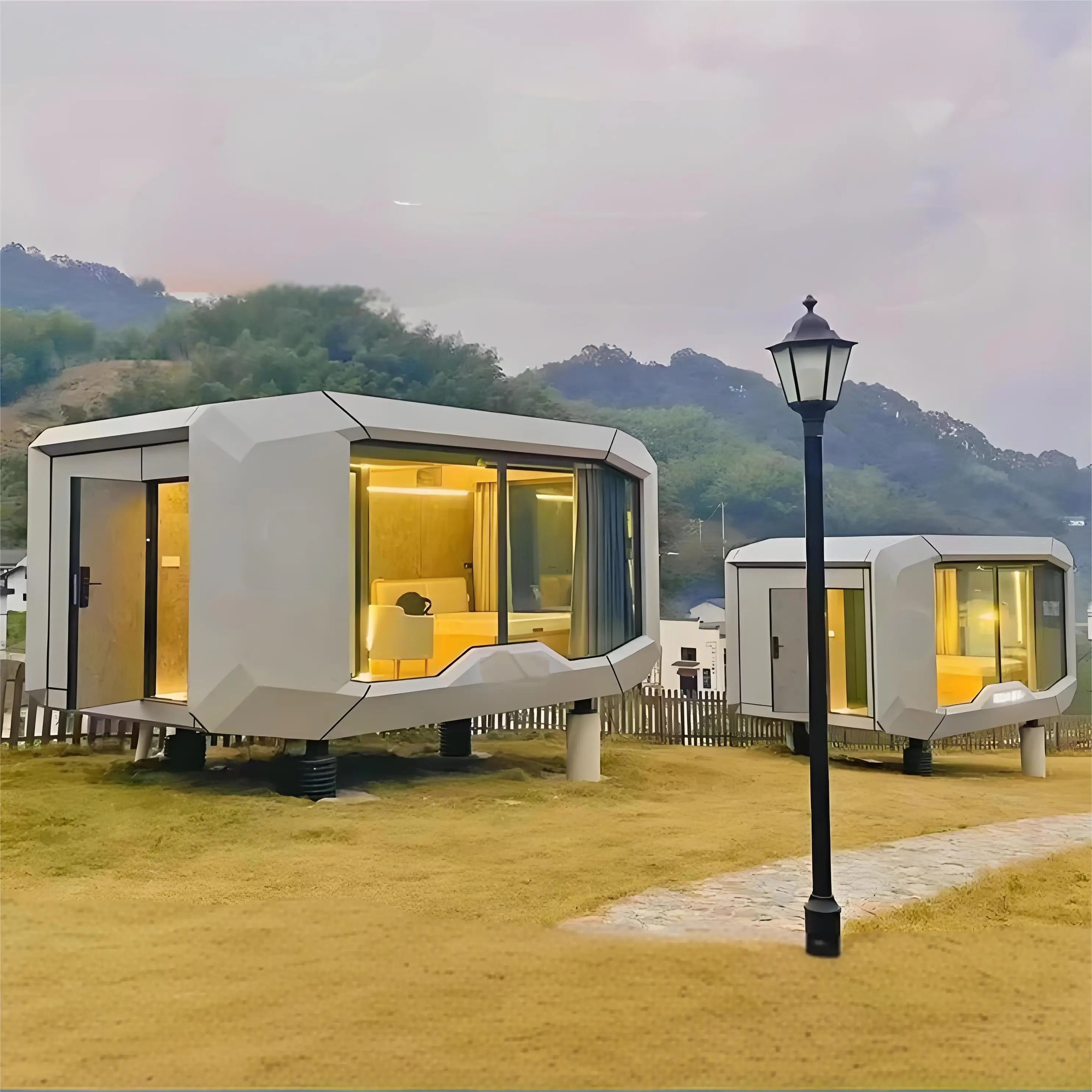 Luxury Tiny House - Detachable Expandable Portable Airship Pod