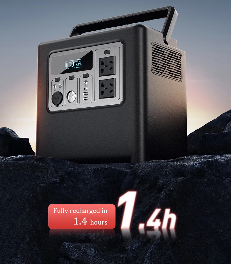 1200w Portable Power Station Renewable Energy Backup Outdoor Power Bank ...