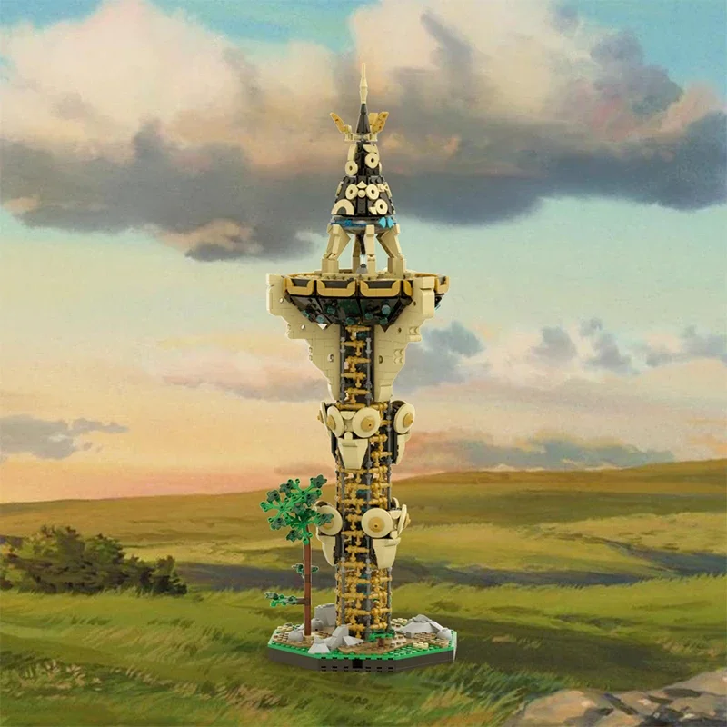 Buildmoc Breath Of The Wild Sheikah Tower Building Blocks Set Kingdom ...