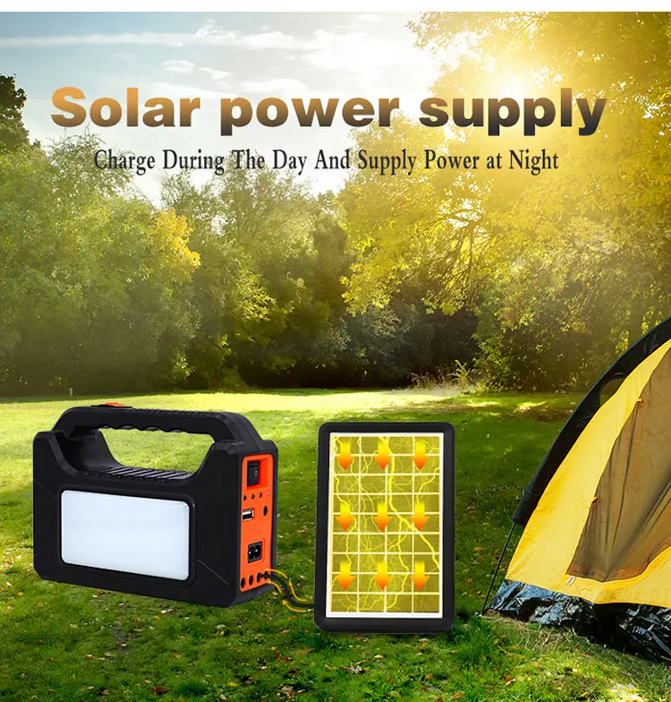 Factory Directly Sale Solar Charging Lighting System Kits With Mp3 And ...