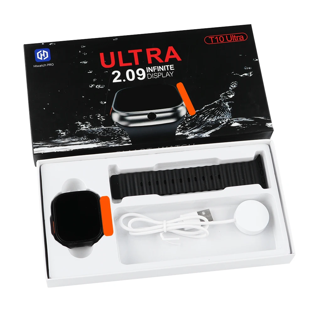 T10 Ultra 2.09 Inches Big Screen Montre Relogio Smartwatch Reloj Inteligente Smart Watch S8 ...