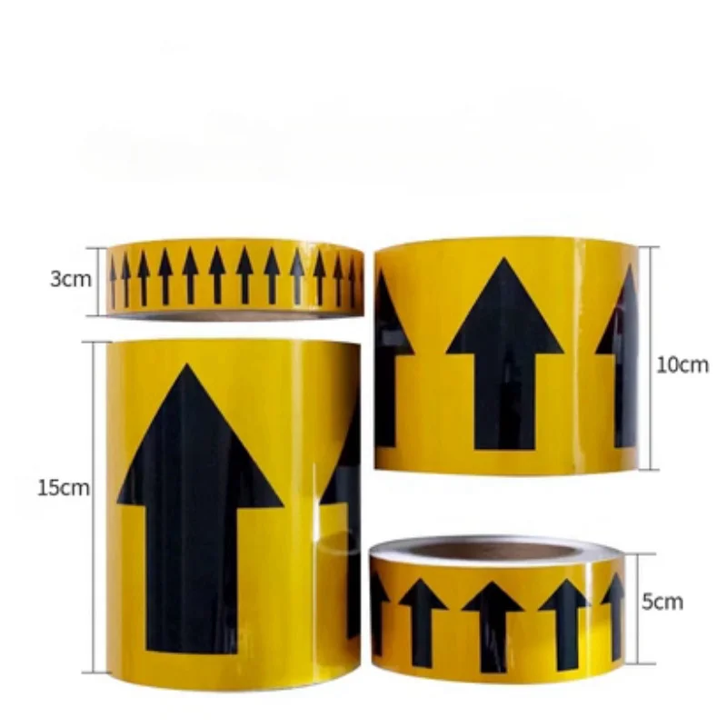 TIANJIUSHUN Pipe Arrow Marking Labels - Durable & Customizable