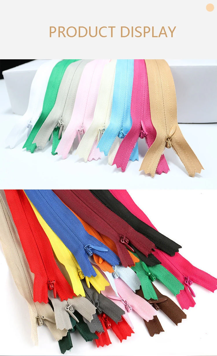 Factory In Stock 2 Days Delivery 6 Sizes Of Closed #3 Zipper Clothing ...