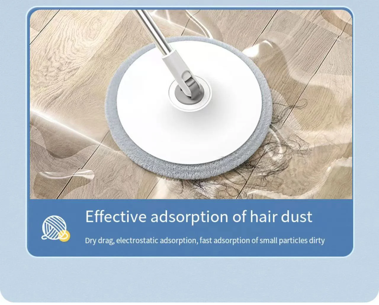 Household Sewage Separation Mop Floor Lazy Mop Set Clean Dirty Water ...