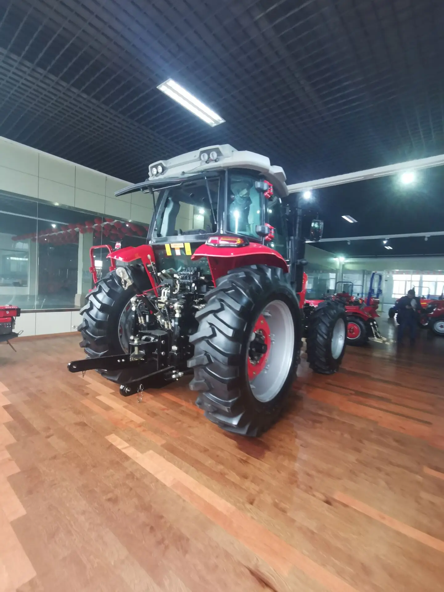 80HP 4WD Tractor with Loader & Backhoe - Durable & Versatile