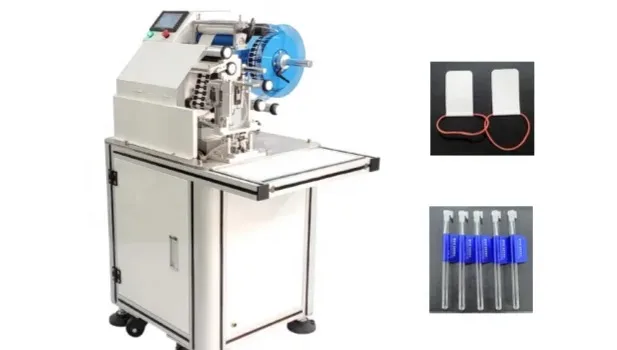 Hot Sell Semi Automatic Self-adhesive Sticker Usb Earphone Wire Harness ...