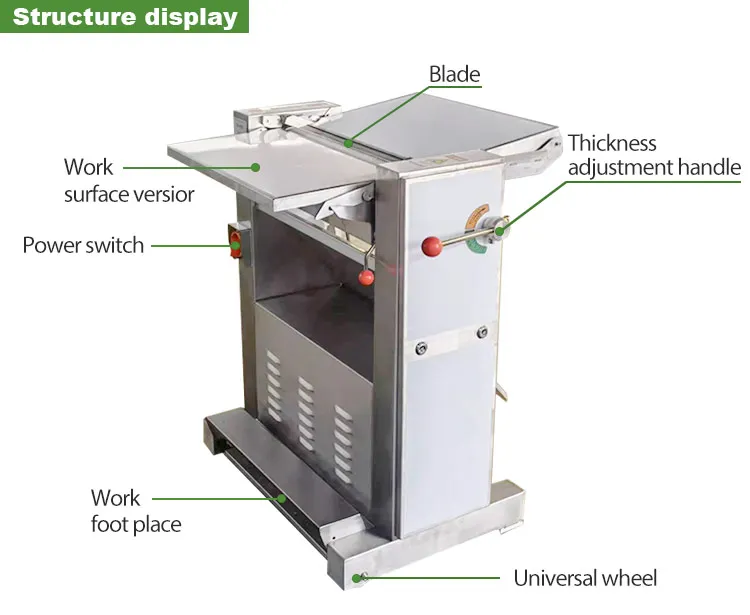 Pig Skin Pork Lamb Beef Skin Meat Skinner Peeler Machine