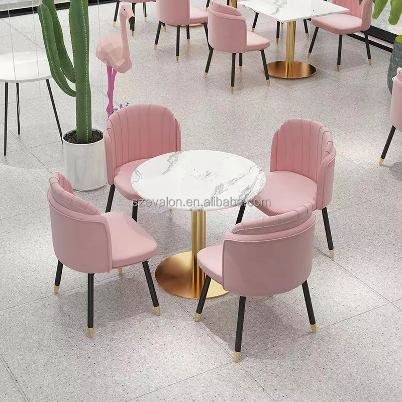 China Coffee Shop Furniture Cafe Marble Stone Restaurant Tables and ...