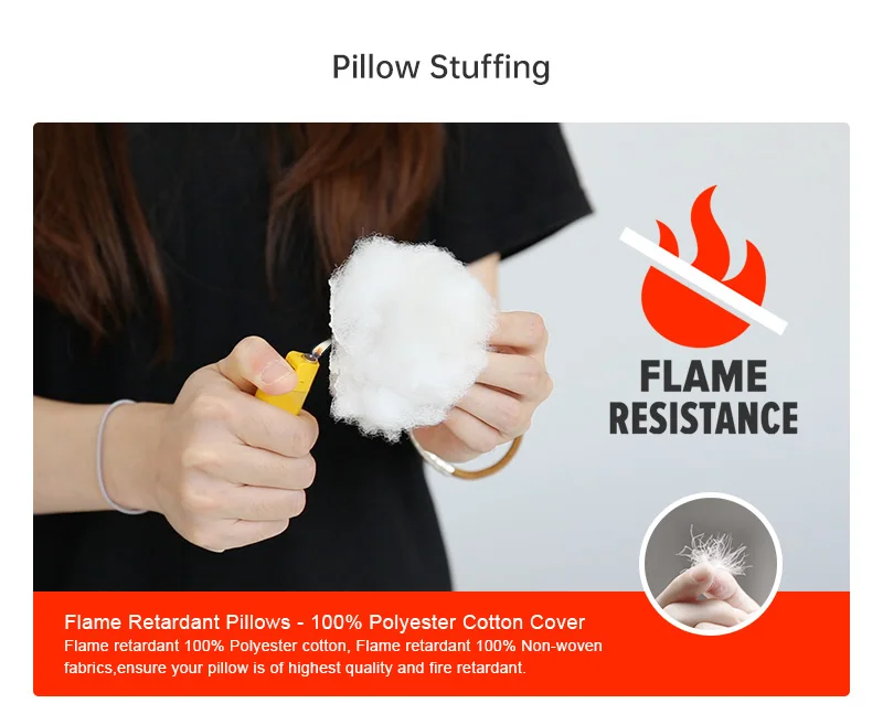 Graphene Flame Retardant Heated Throw Pillow - Keep Warm