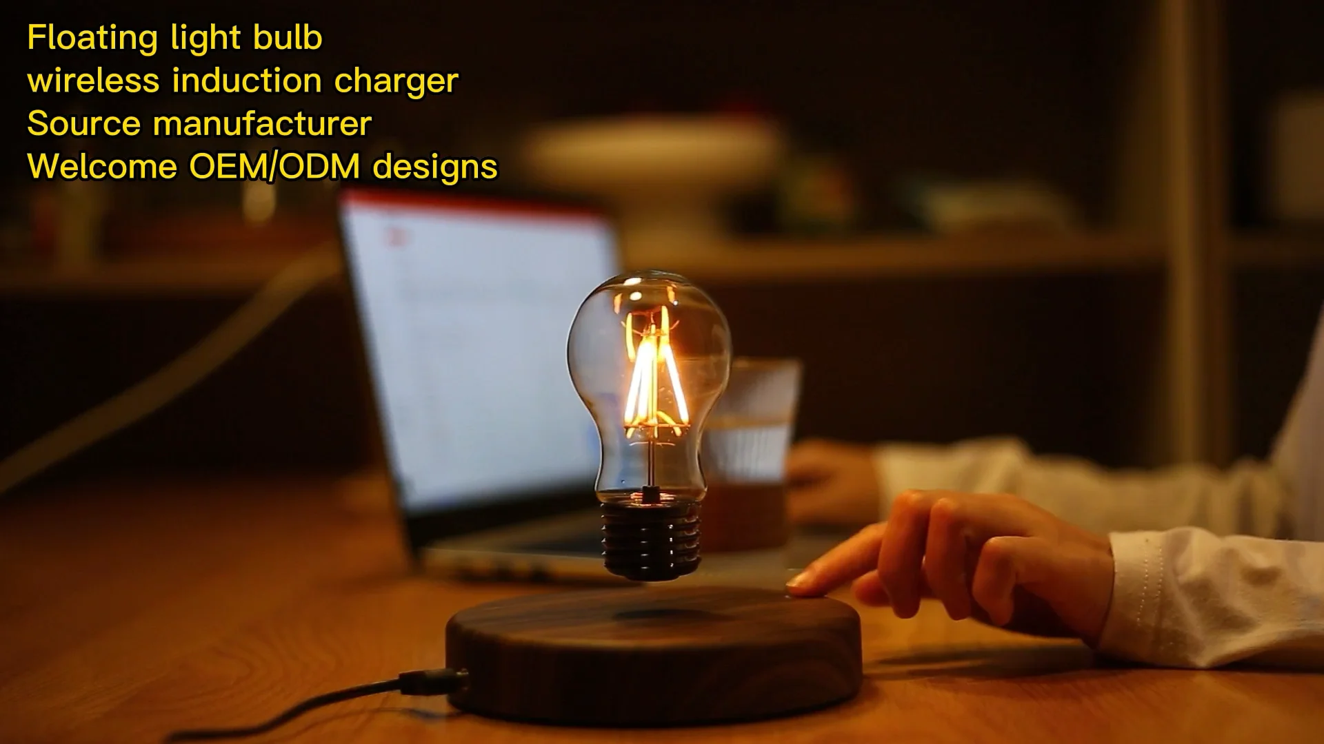 Acrylic Transparent Crystal Living Room Villa Hotel Magnetic Levitation ...