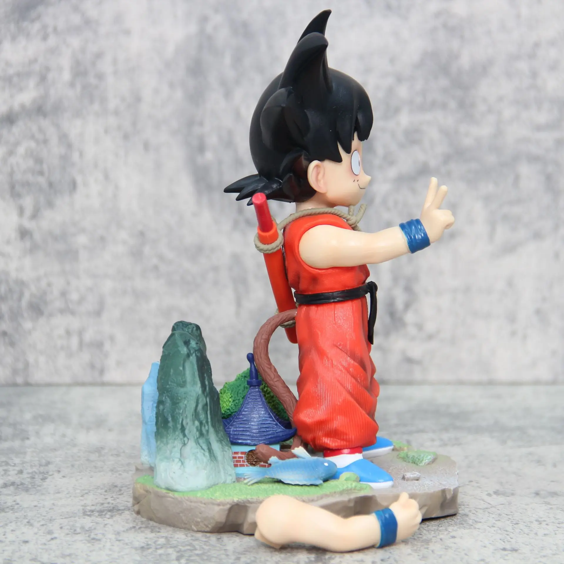 Goku Finger Heart Pvc Model Collectibles Toy Wholesale Anime Figures ...