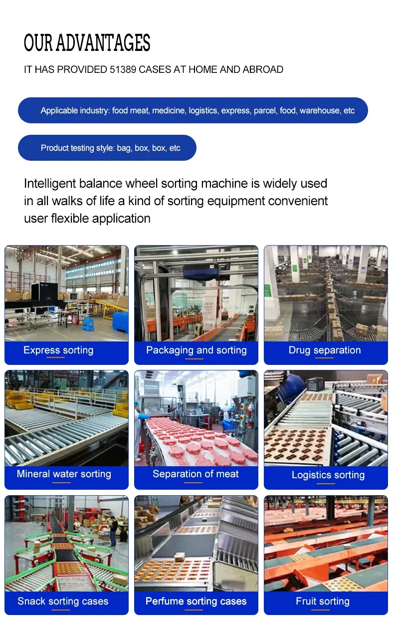 Customized Warehouse Logistic Sorter E-commerce Express Parcel Balance ...