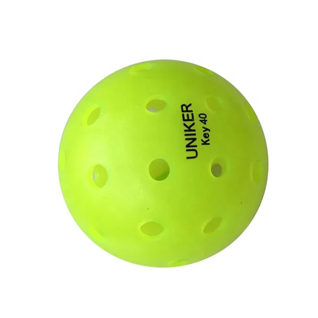 Usapa 40 Hole Neon Green Pickleball Balls Rotation Seamless Pickleball ...
