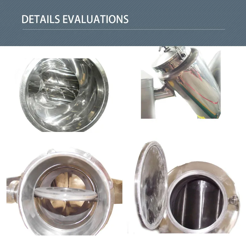 Stainless Steel V Shaped Asymmetrical Cylinder Mixer Vh100 Powder ...