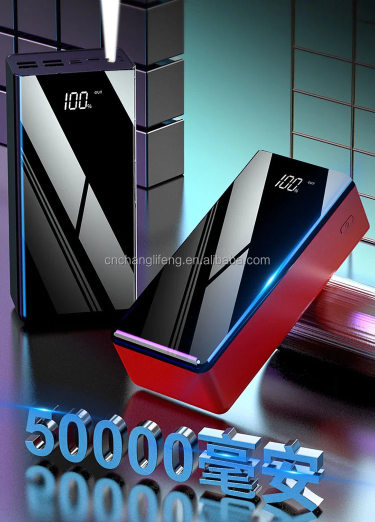 Mobile Power Bank 50000mah Oem Powerbank Portable Charger External ...