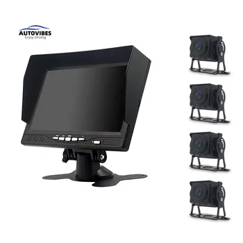 Touchscreen Four Split Truck Car Dash Camera 4k Wifi 1080p Dash Cam 360 ...