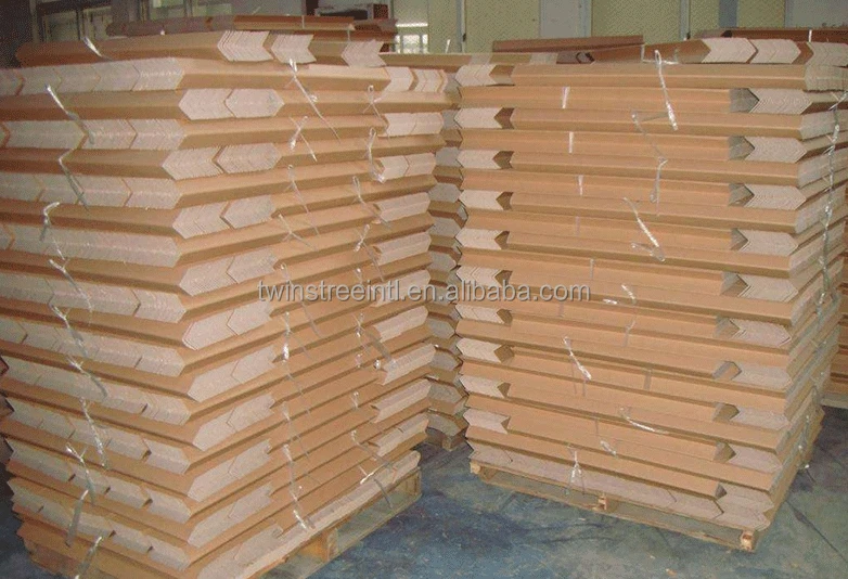 Brown Corrugated Cardboard Angles Edge Boards Kraft Paper Pallet Edge ...