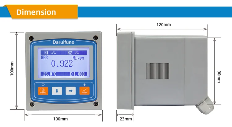 4-20ma Inline Conductivity Meter For Water Treatment - Buy Conductivity ...