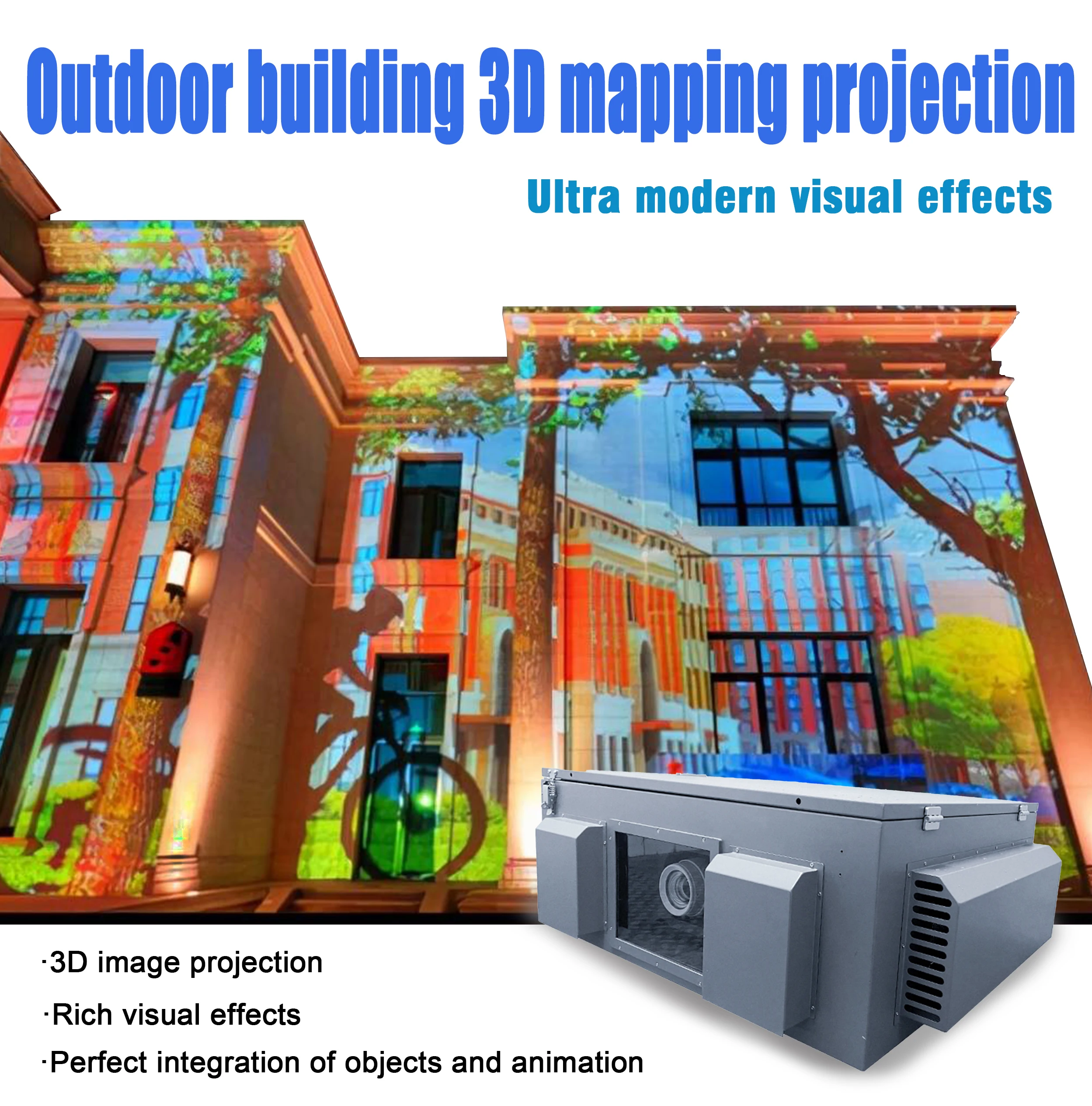 3D Mapping on Building - Dynamic Outdoor Projection System