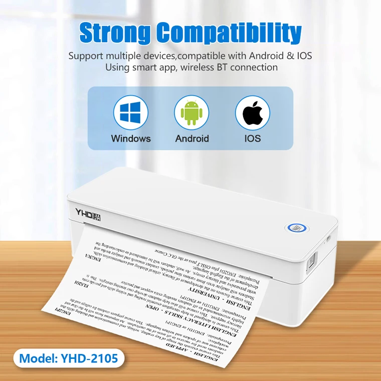 High Quality Wireless A4 Paper Printer - Thermal Receipt Printer for ...