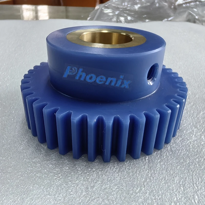 Blue Water Roller Driven Nylon Gear for Komori Printers