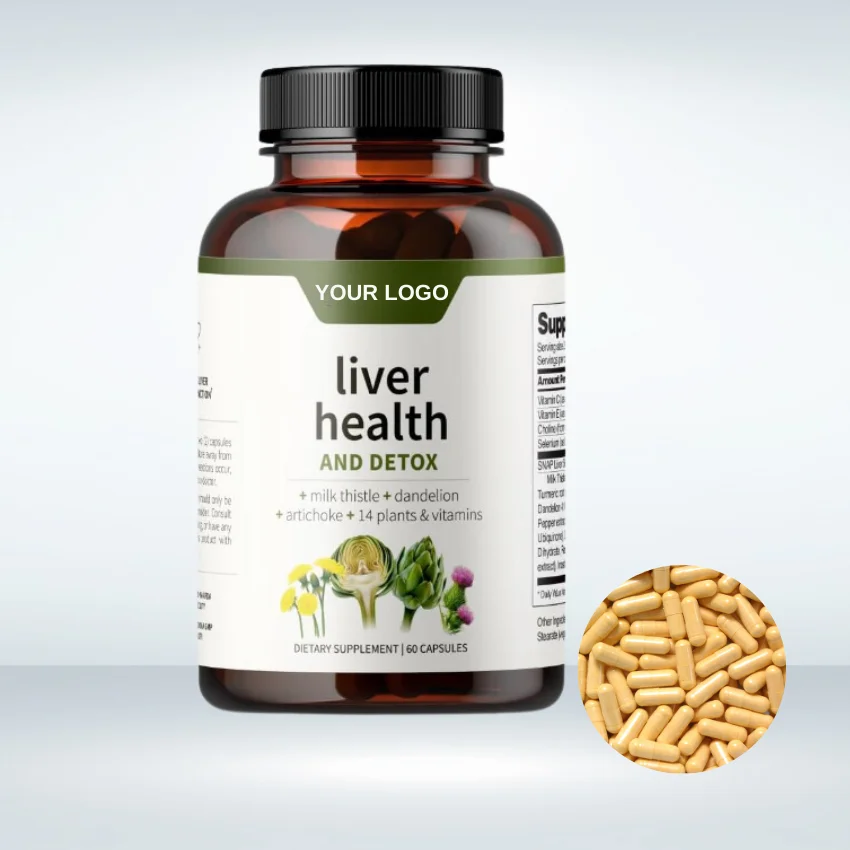 Private Label Oem/odm Liver Health Support Herbal Complex Supplement ...