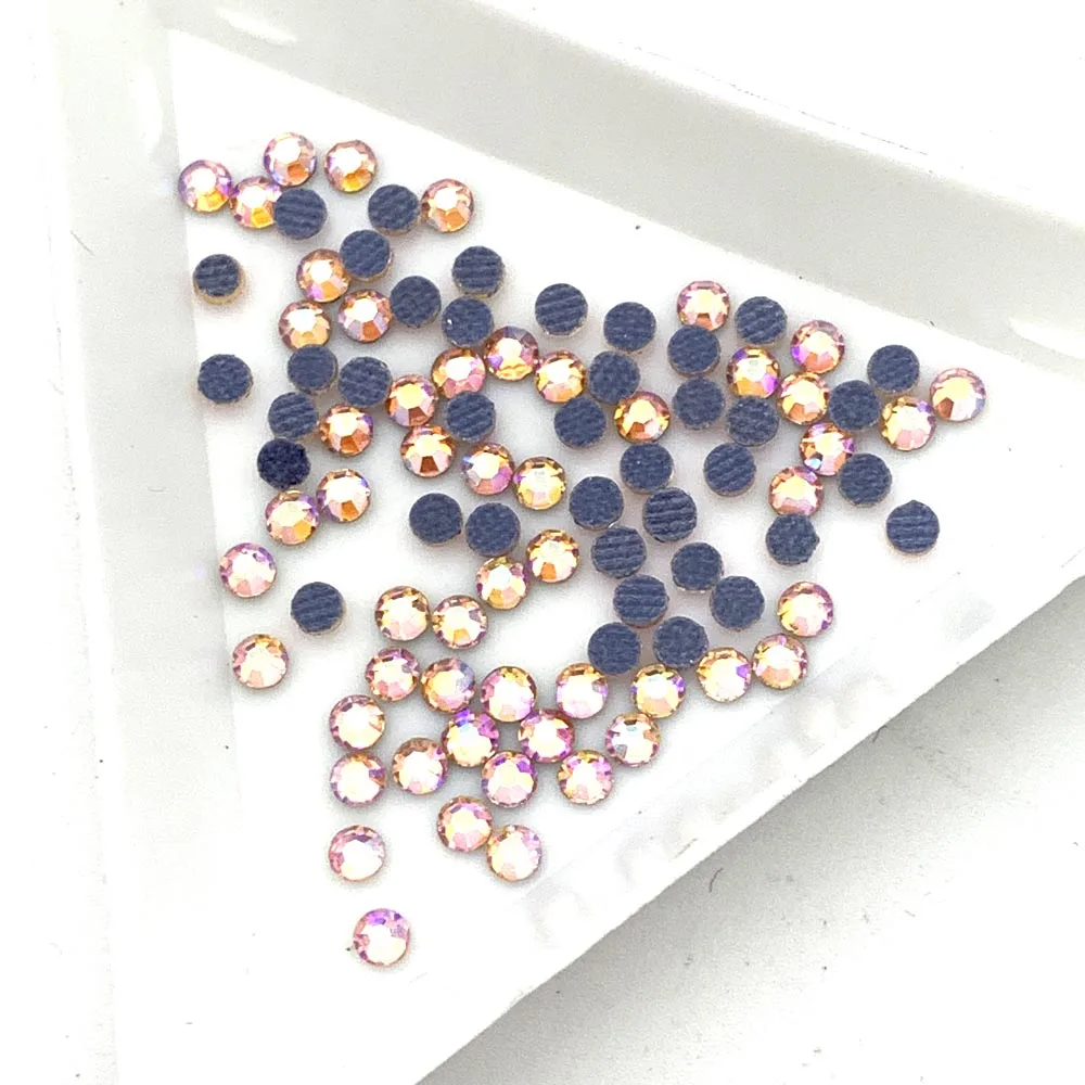 Factory Direct 500 Gross Packing Light Peach Ab Champagne Ab Hot Fix ...