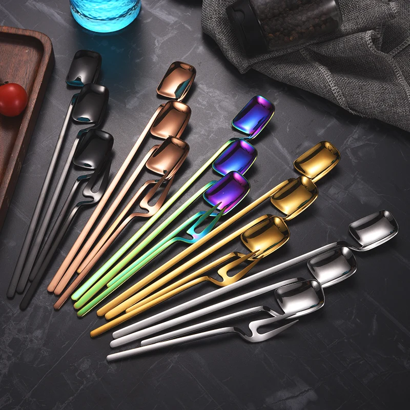 Royal Unique Design Elegant Golden Cutlery Luxury Kitchen Flatware ...