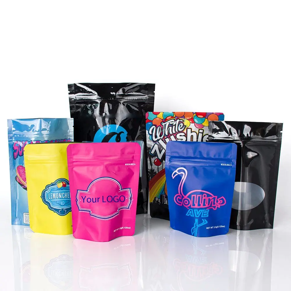 Eco Friendly Customized Aluminum Foil Zip Lock Ziplock Standing Doypack ...