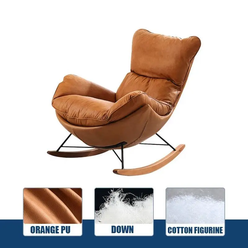 Modern Design Living Room Rocking Chair Comfort Relaxer Single Sofa ...