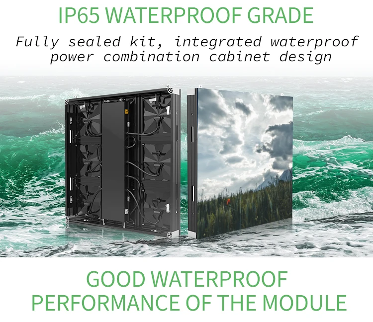 Outdoor Rgb Led Display P4 Outdoor Large Advertising Fixed Led Screen ...