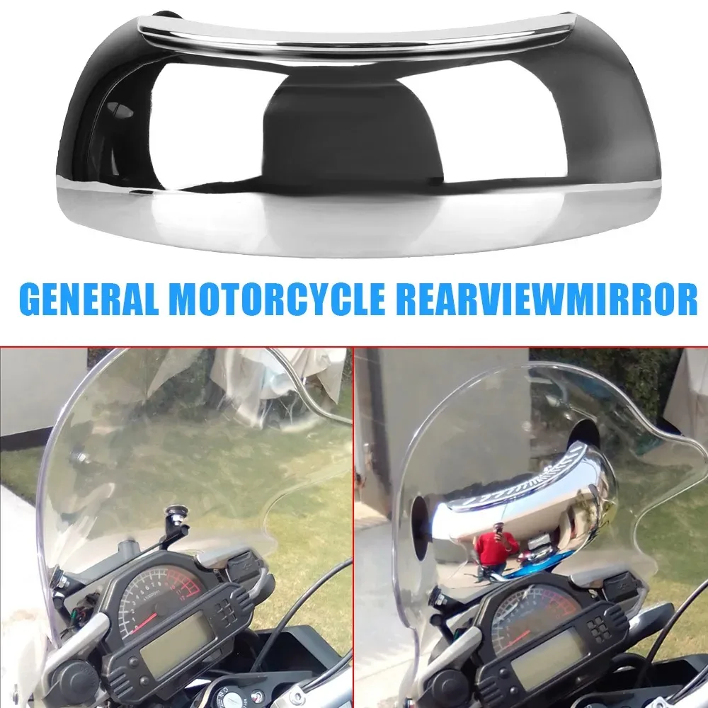 BMW R1200GS & HONDA Motorcycle Windscreen with 180+ Degree Blind Spot ...