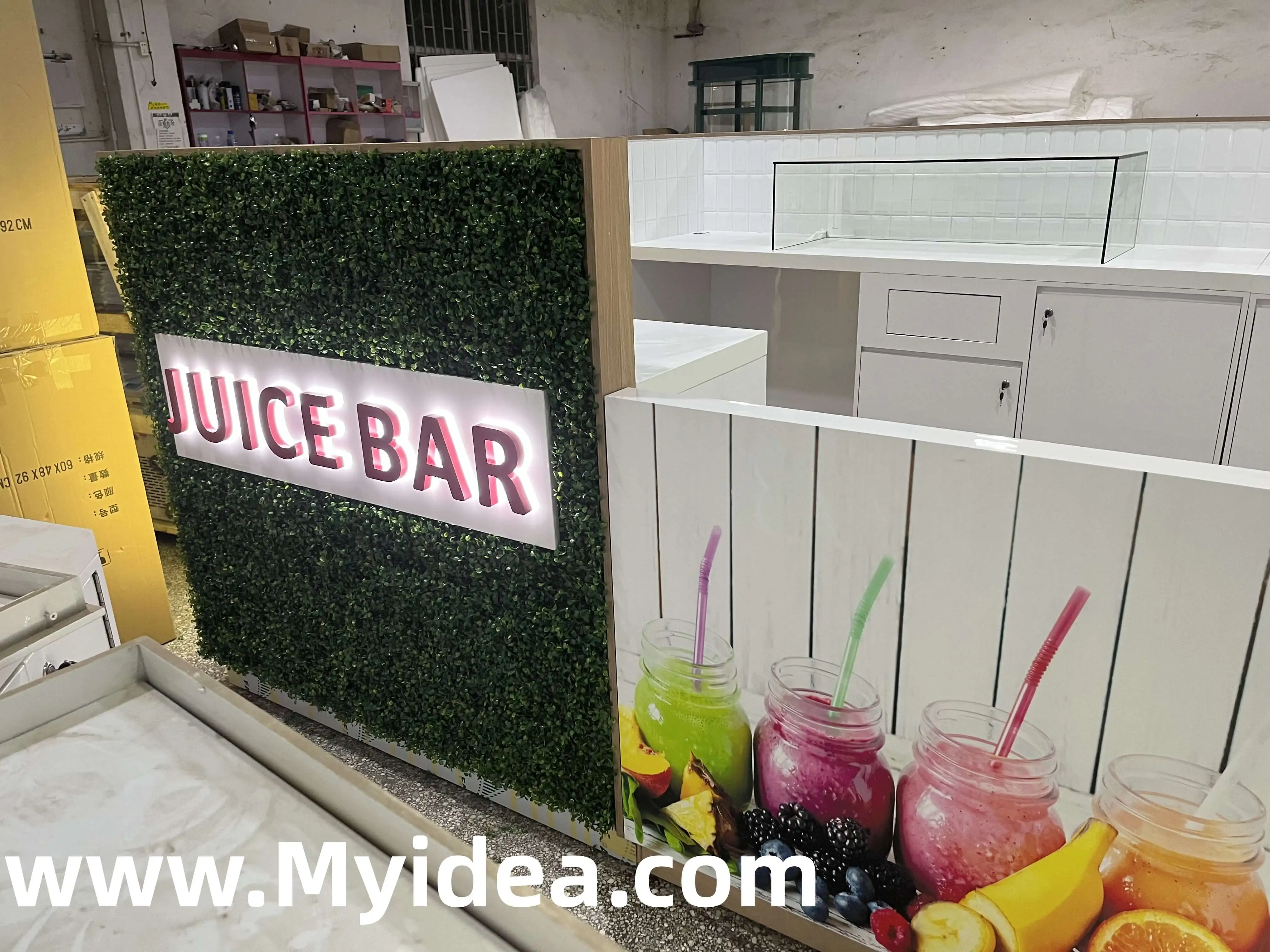 Custom Black Kiosk Cover with Lock, 10x18ft Size, Backlit Acrylic Logo ...