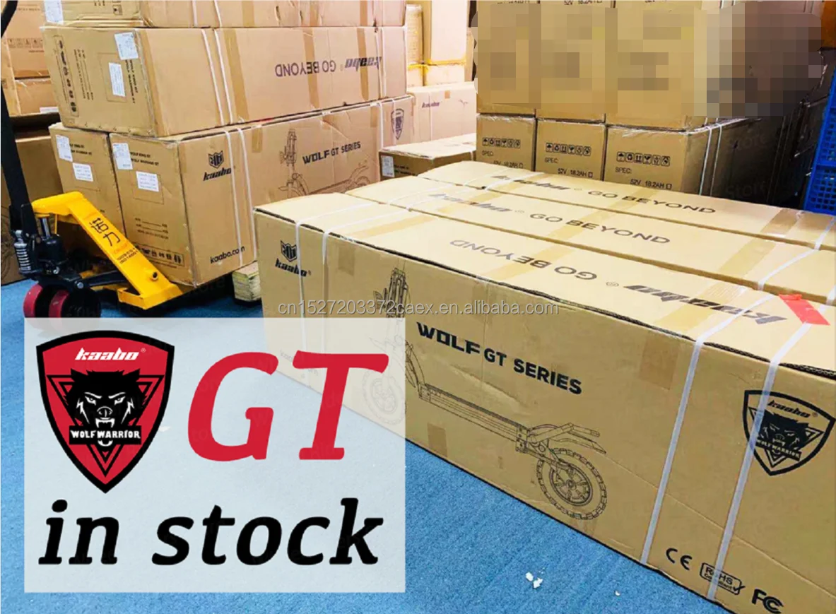 Wolf King Gt Pro Electric Scooter Gold Color Sine Wave Tft Display 72v ...