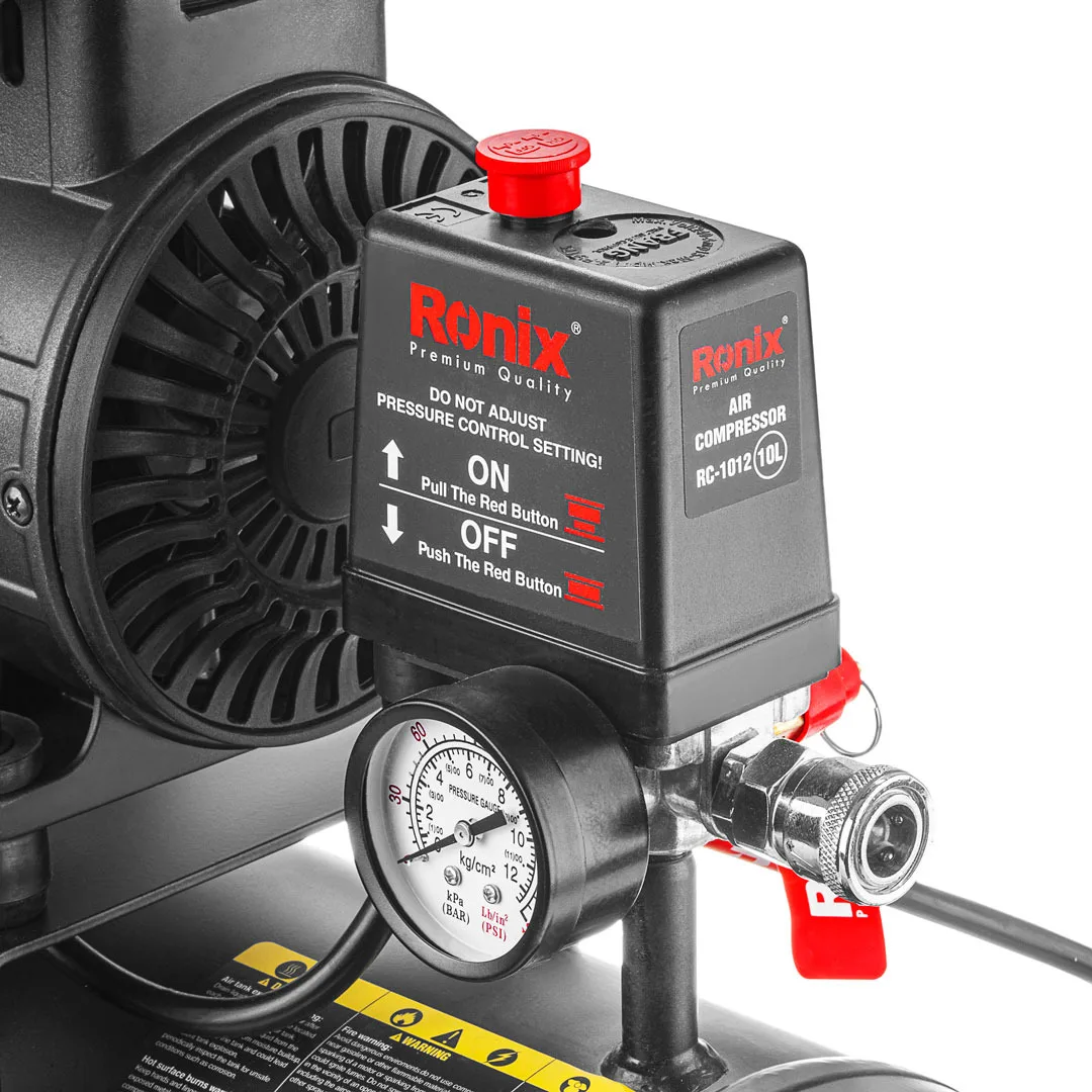 Ronix Rc-1012 Silent Air Compressor 10l Professional Portable 80l/min Car Compressor Mini Air ...