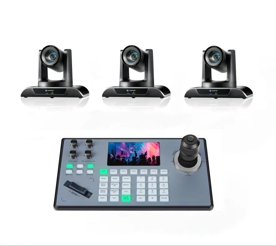 30X Zoom Live Streaming System AI Auto Tracking Full HD NDI POE HDM1 ...