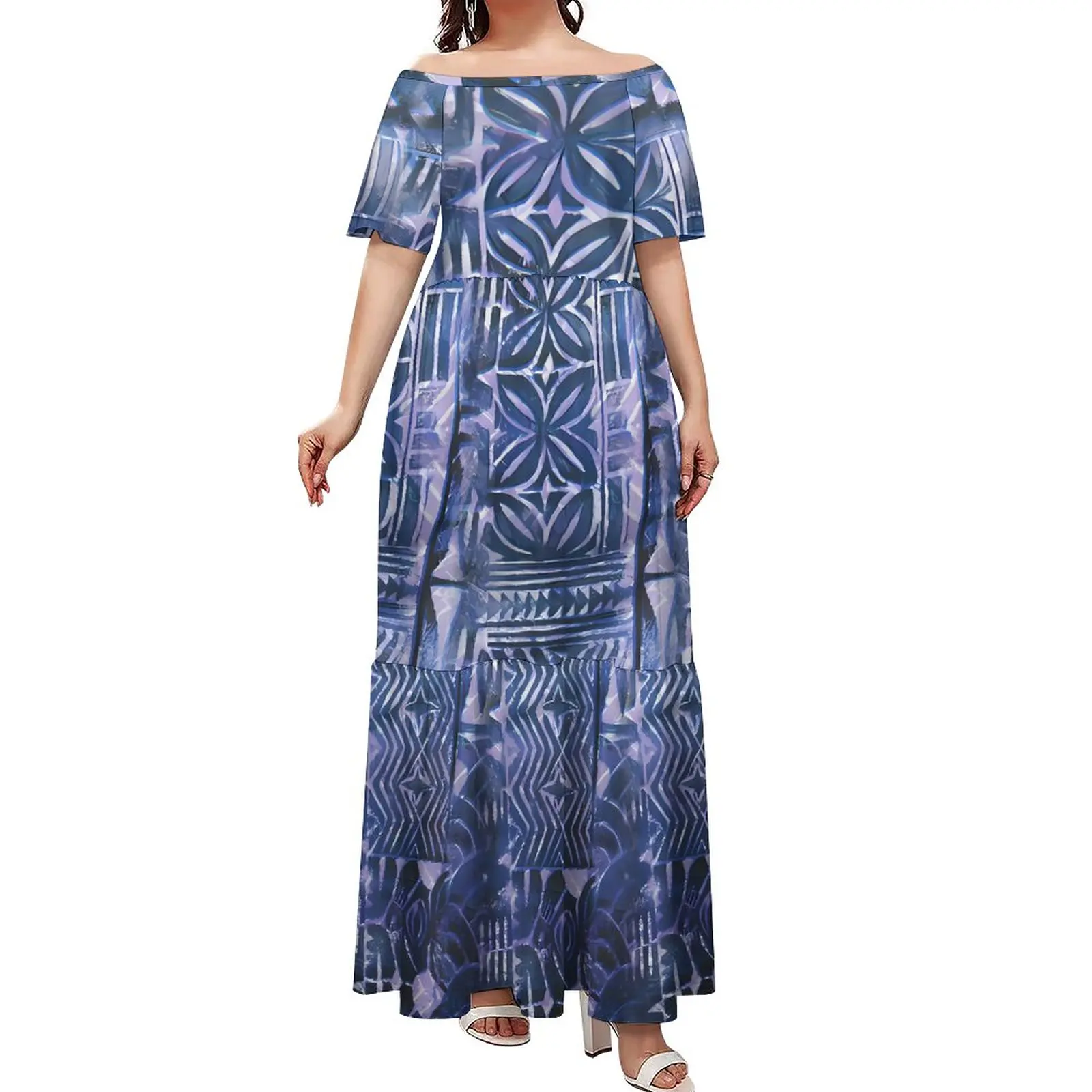 Polynesian Elei Tribal Design Custom Personality Fashion Casual Off ...