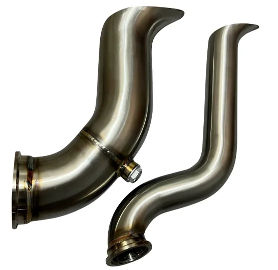B Series Tear Drop Hood Exit Up Pipe Dump Tube For Top Mount Turbo ...