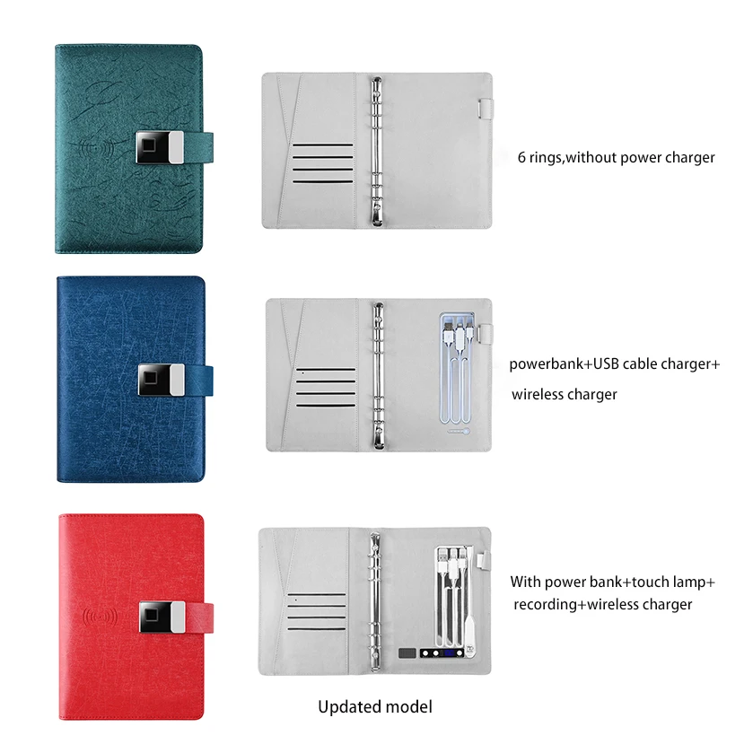 Smart Writing Set with Passcode Digital Lock & Wireless Charger