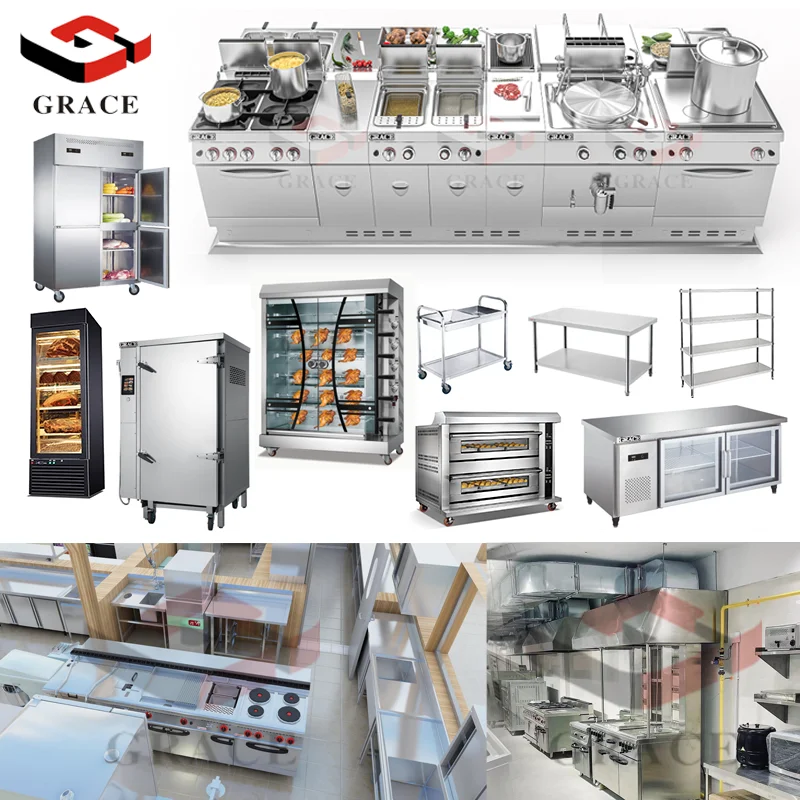 Grace Commercial Kitchen Equipment for Hotel One-Stop Kitchen Project ...